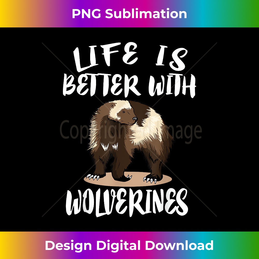 Life Is Better With Wolverines Animal Gift - Urban Sublimati | Inspire ...