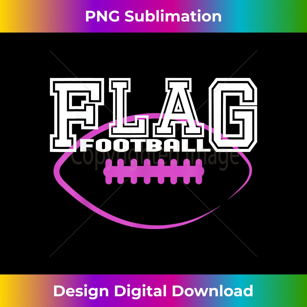 Flag Football Girl Player Team - Urban Sublimation PNG Desig | Inspire ...