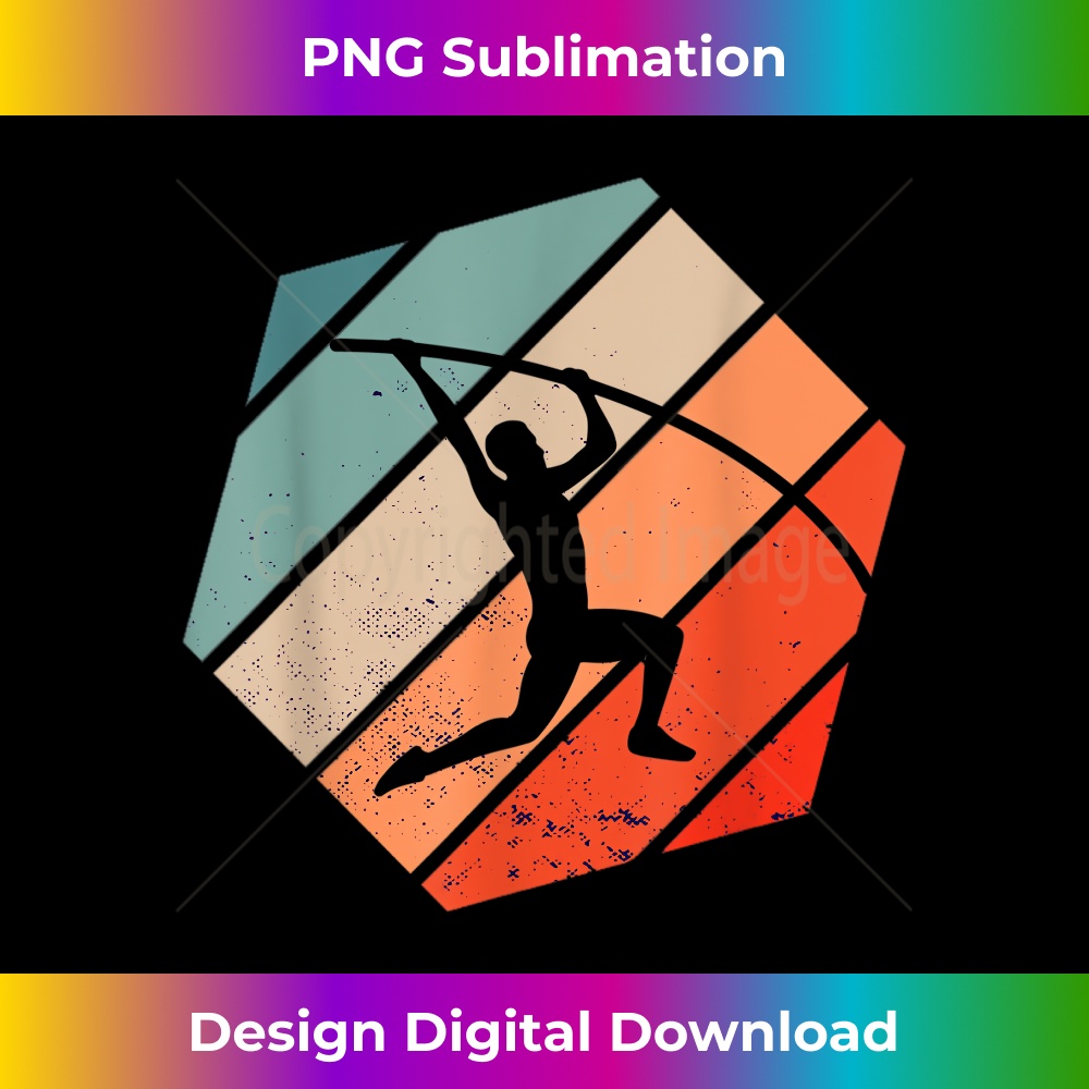Retro Pole Vault Track And Field Pole Vaulting High Jump - S - Inspire ...