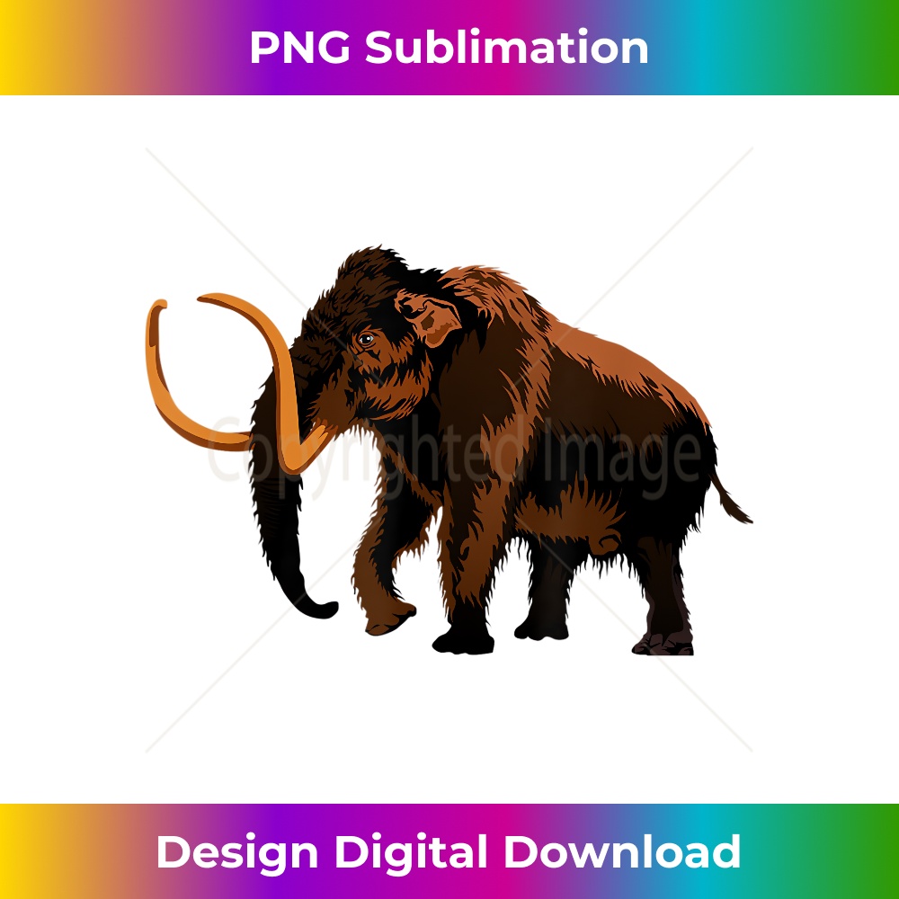 Woolly Mammoth Extinct Prehistoric Animal T - Deluxe PNG Sub | Inspire ...
