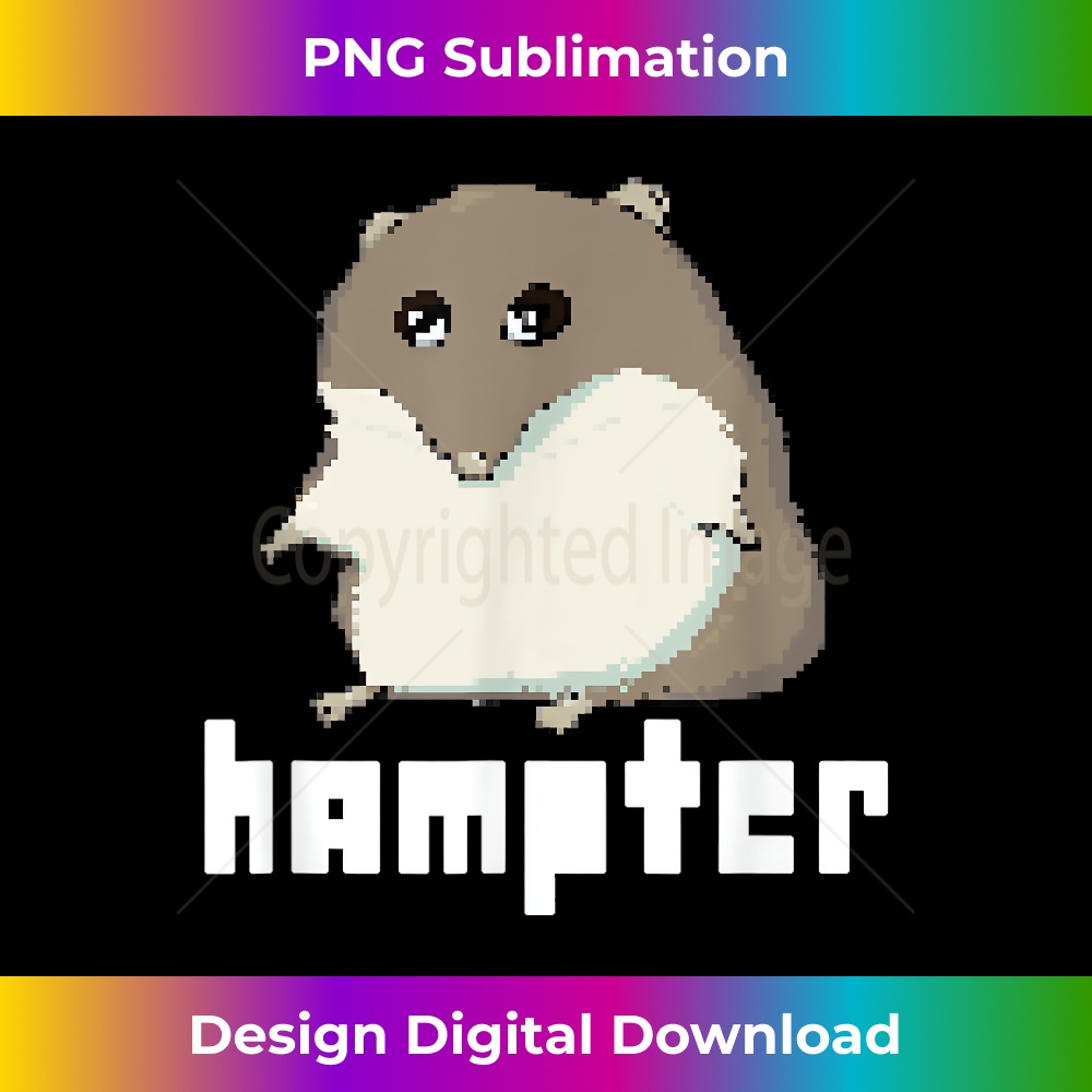 HAMPTER Meme Pixel Art - Deluxe PNG Sublimation Download - C | Inspire ...