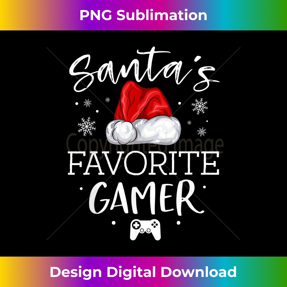 Santa's Favorite Gamer Xmas Pajama Gaming Christmas Gift - C | Inspire ...