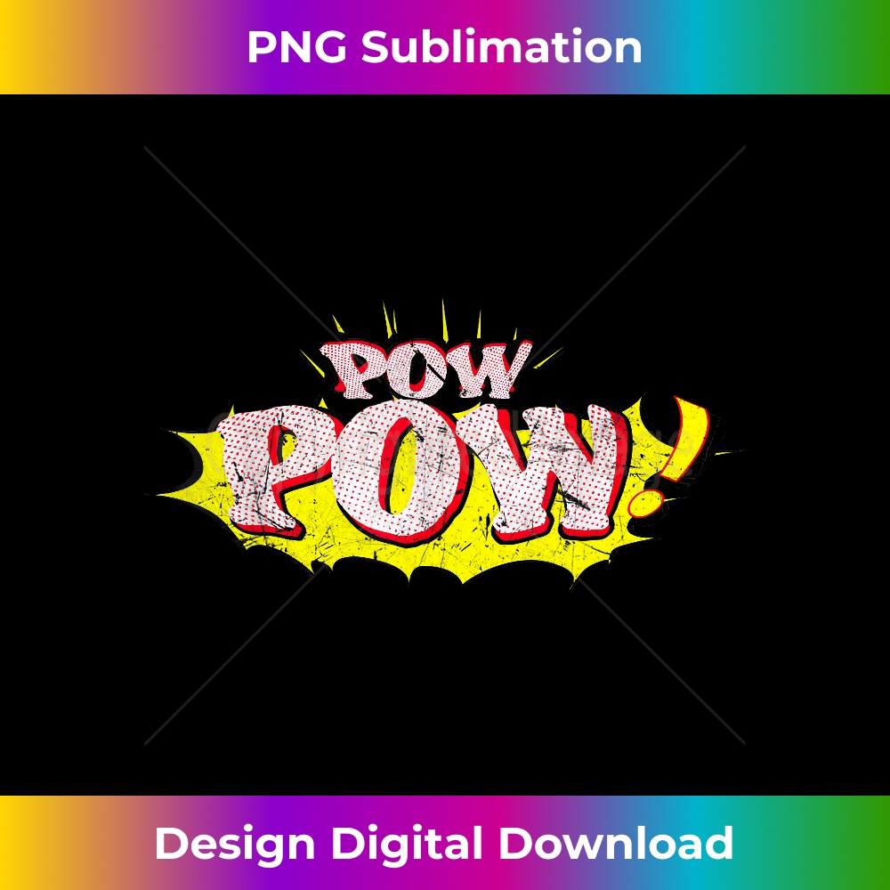 Pow POW! Comic Book Sound Effect - Sophisticated PNG Sublima | Inspire ...