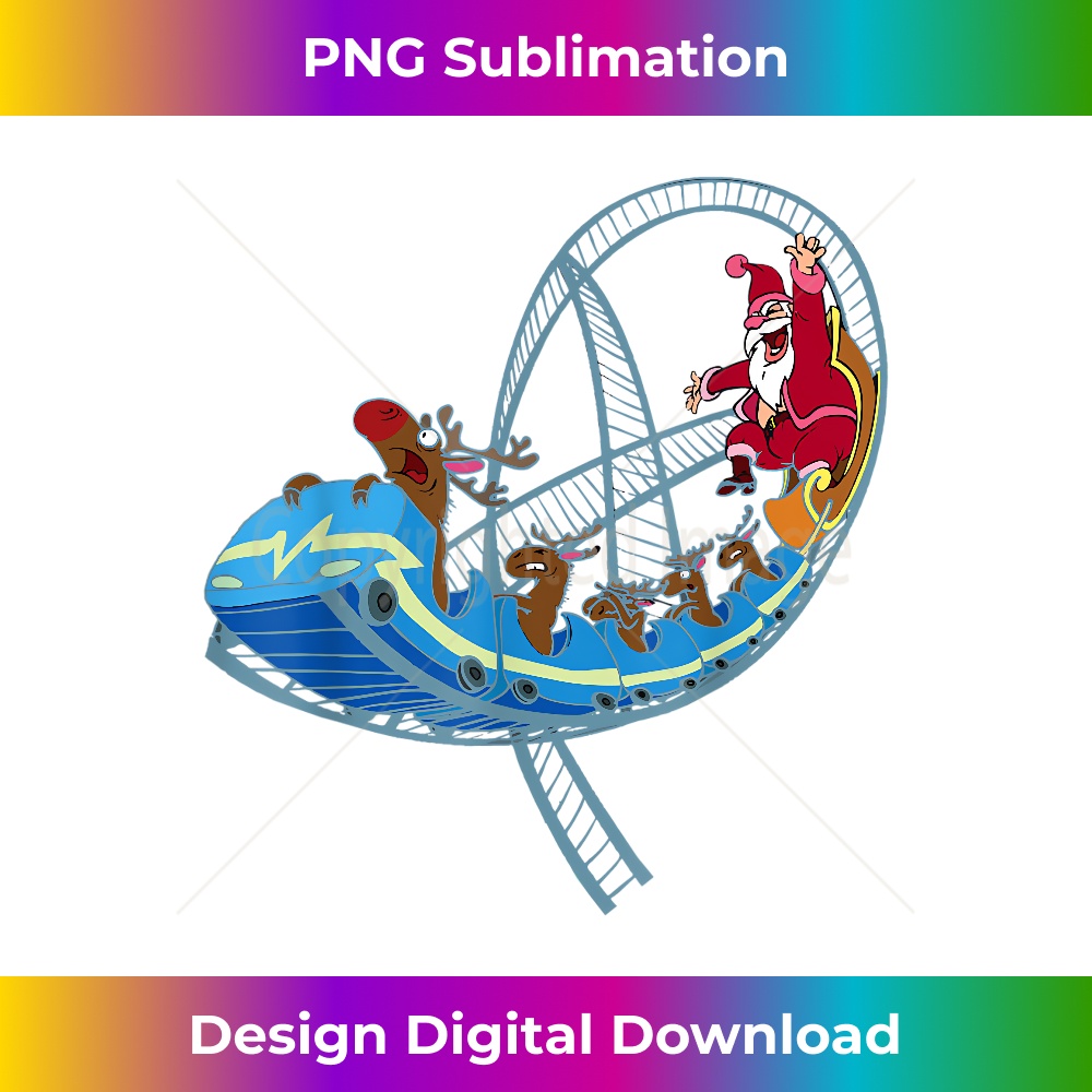 Funny Christmas Roller Coaster Amusement Park Santa Claus - | Inspire ...