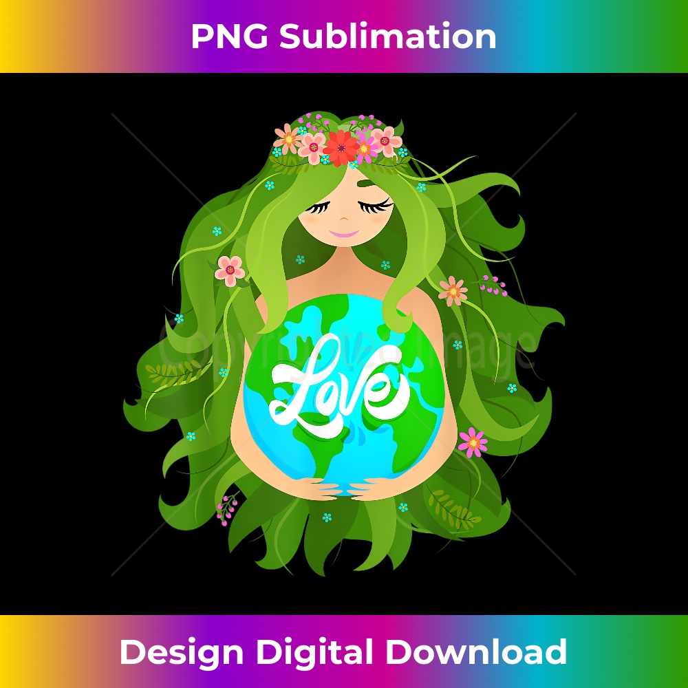 Green Mother Earth Day Gaia Save Our Planet Women Girl Kids | Inspire ...