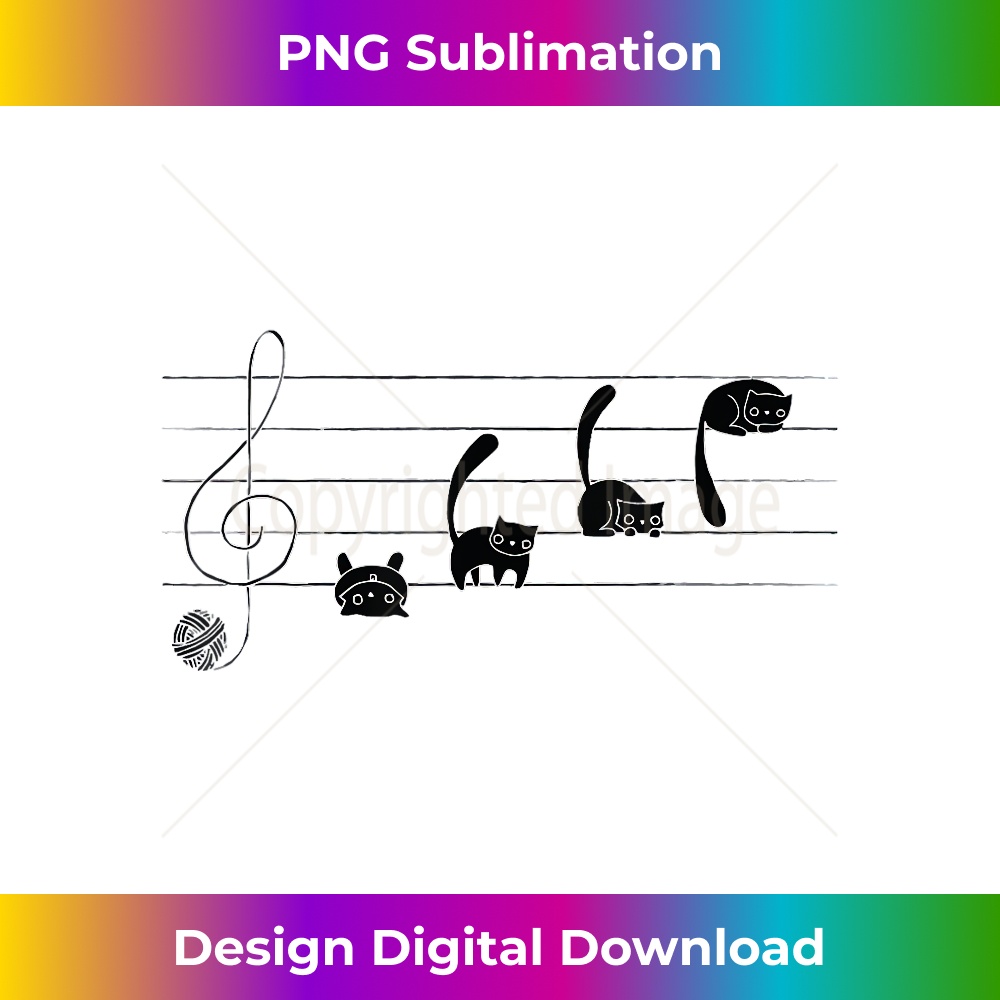 Cute Cat Kitty Music Note Musician Art Music Teacher - Delux | Inspire ...