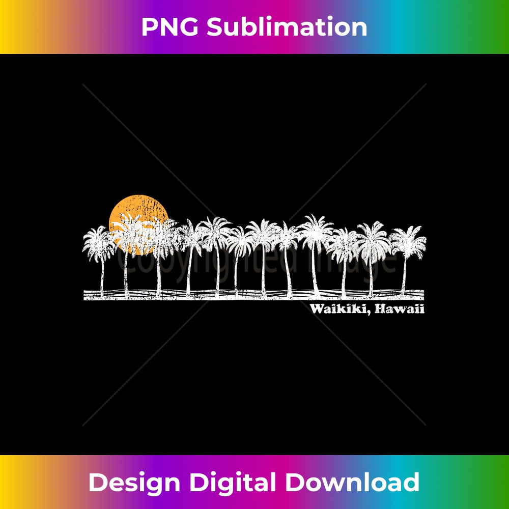 Waikiki Vintage 70s Retro Throwback Design - Classic Sublima - Inspire ...