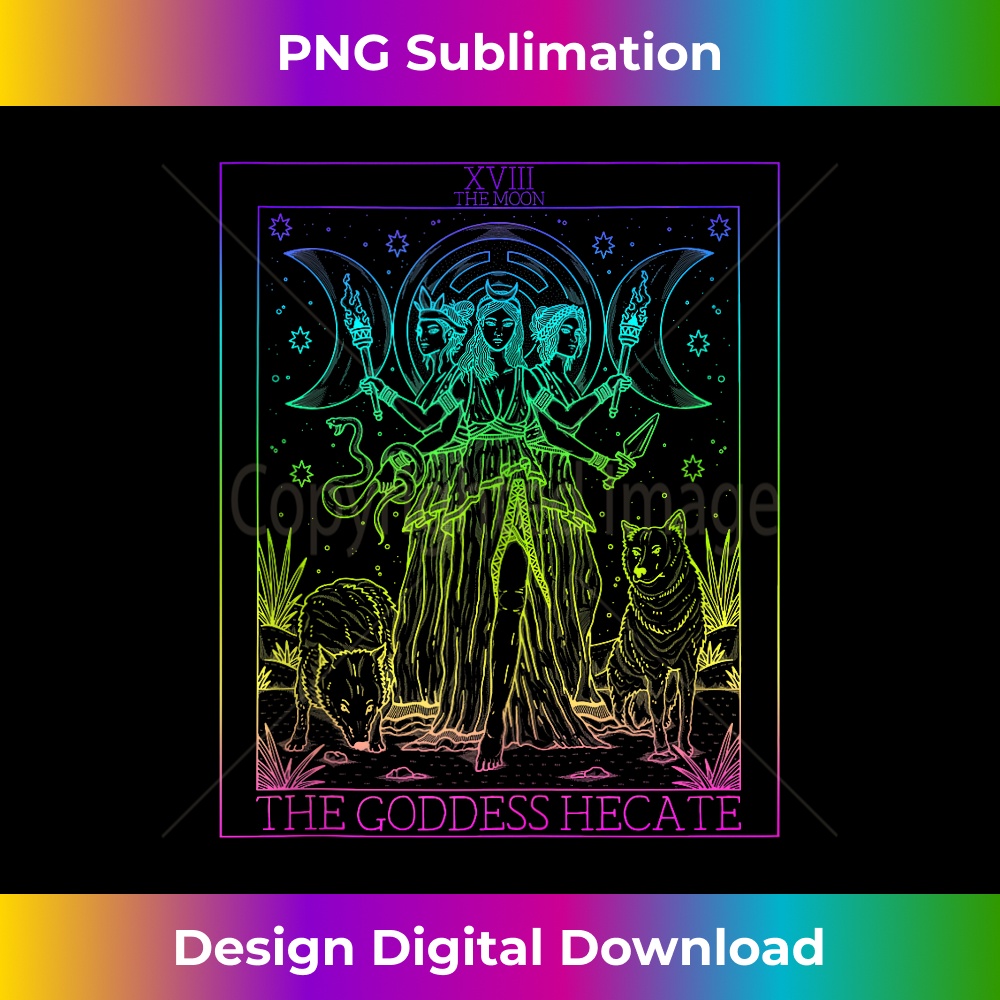 The Goddess Hecate Tarot Card Triple Moon Witch Hekate Wheel | Inspire Uplift