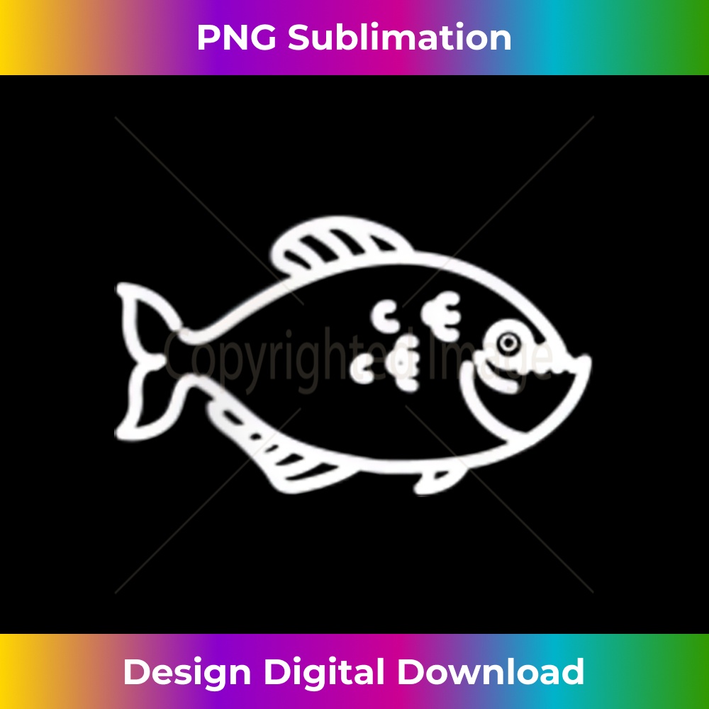 Piranha Fish Badge Patch Line Art Icon Outline Gift - Crafte | Inspire ...
