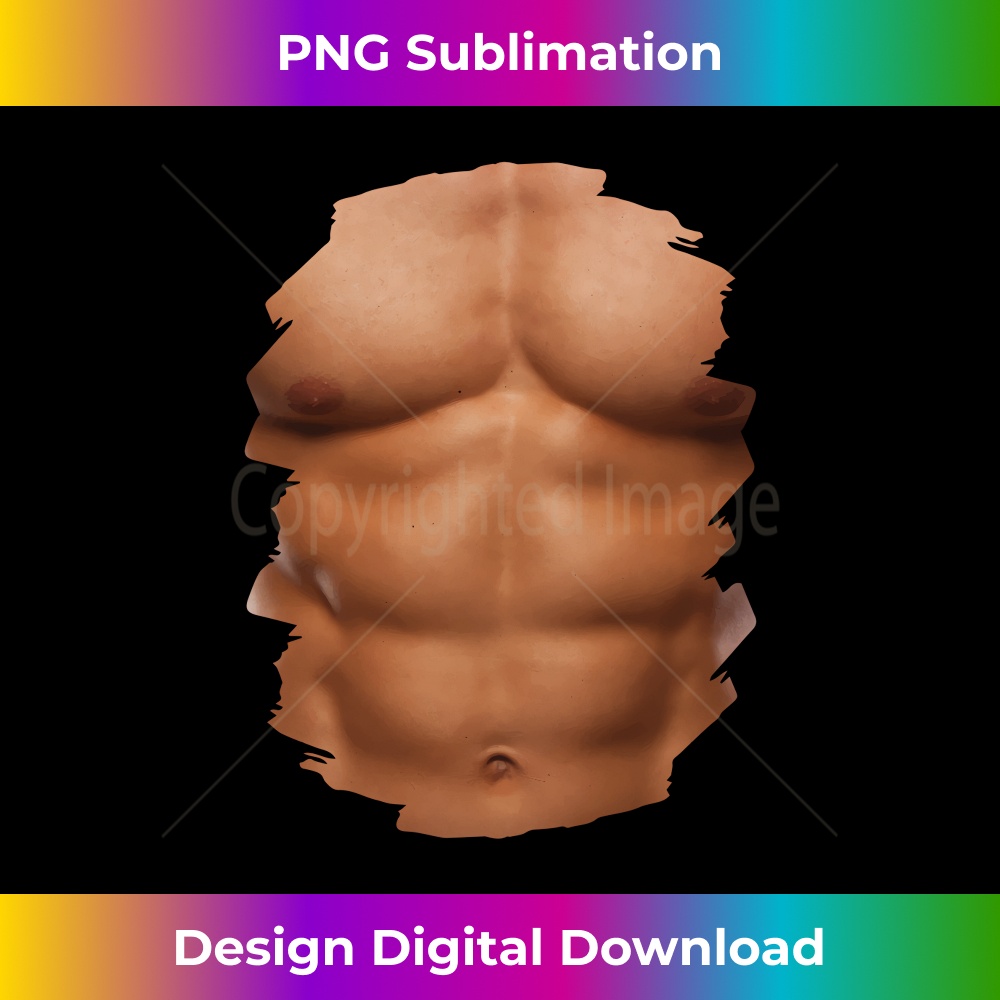 Chest Six Pack Muscles Bodybuilder 6 Abs Gym Funny Present - | Inspire ...