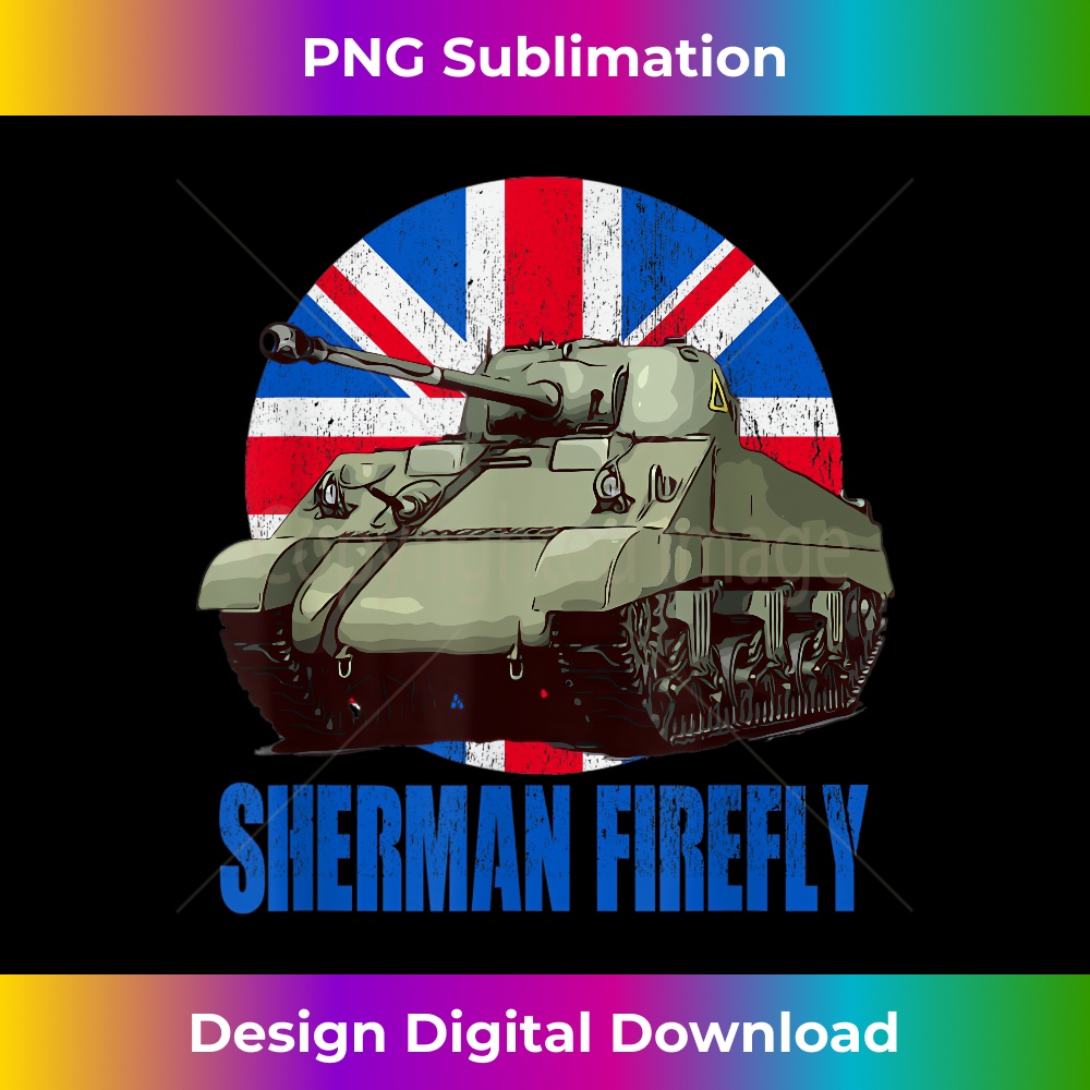 British WW2 Sherman Firefly - Edgy Sublimation Digital File | Inspire ...