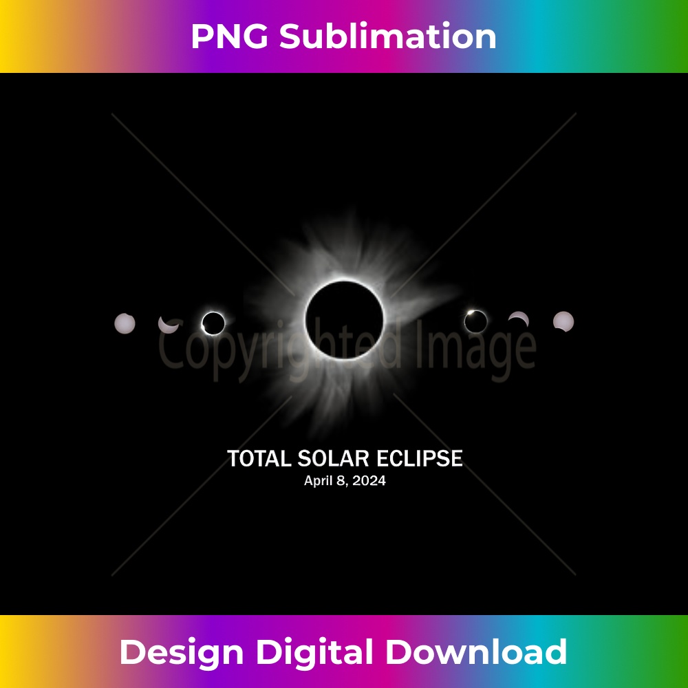 Solar Eclipse 2024 Total Eclipse - Deluxe PNG Sublimation Do | Inspire ...