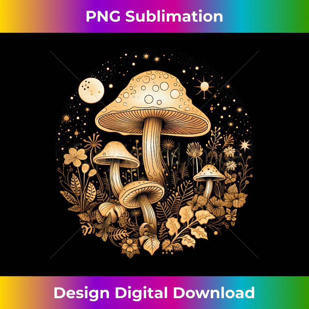 Mushroom Moon Phases Cottagecore Goblincore - Eco-Friendly S | Inspire ...