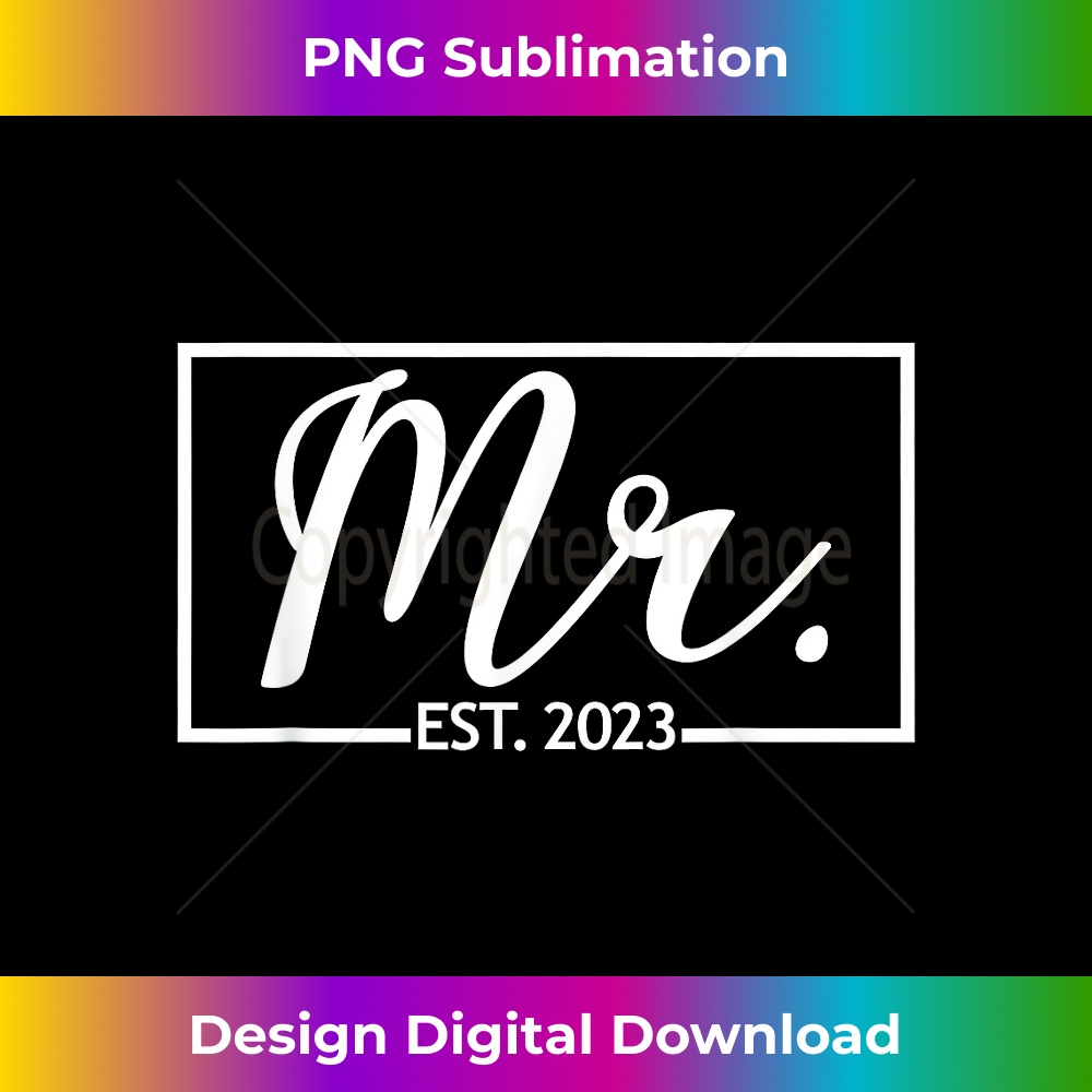 Mr. Est. 2023 Wedding Married Husband Wife Mrs. Matching Mr. - Inspire ...