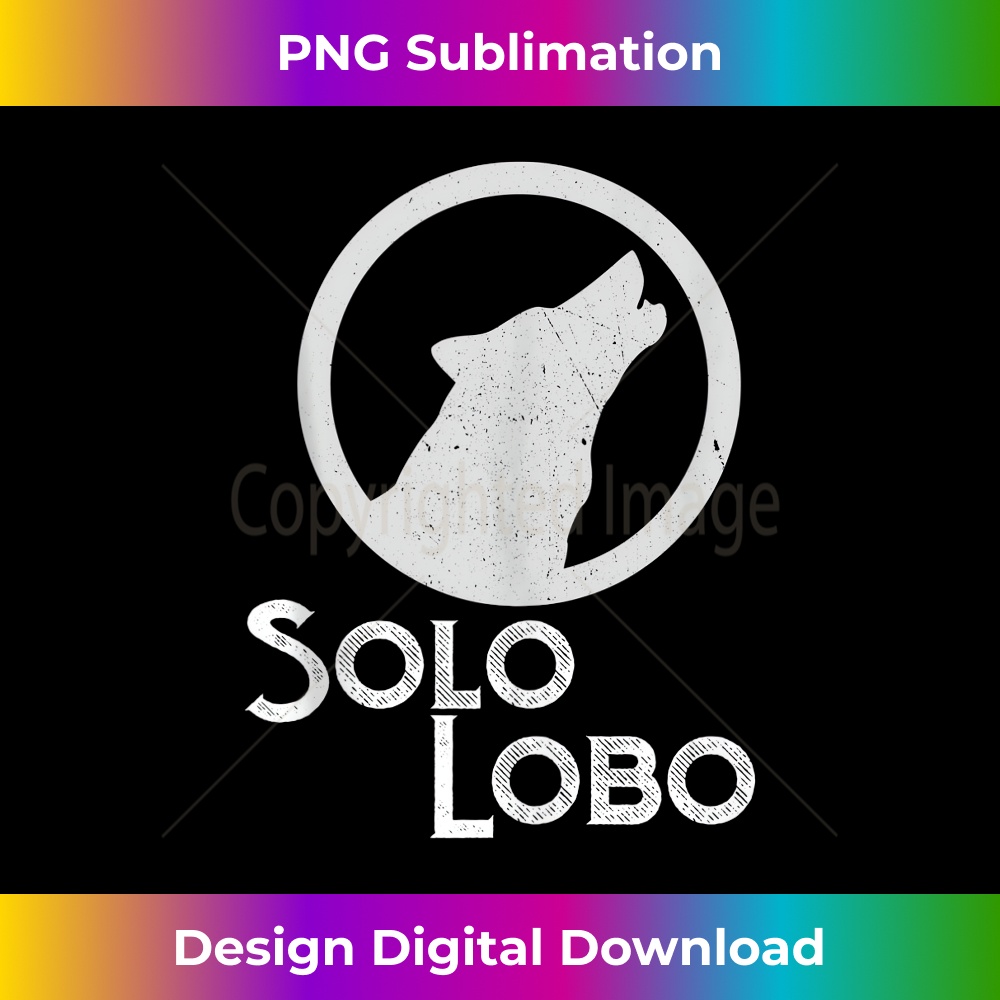 Lone Wolf Solo Lobo Individual Nonconformist - Classic Subli | Inspire Uplift