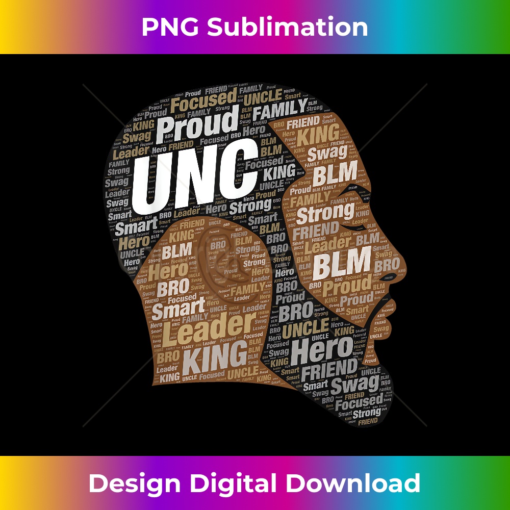 African American Black Uncle Nickname - Deluxe PNG Sublimat | Inspire ...
