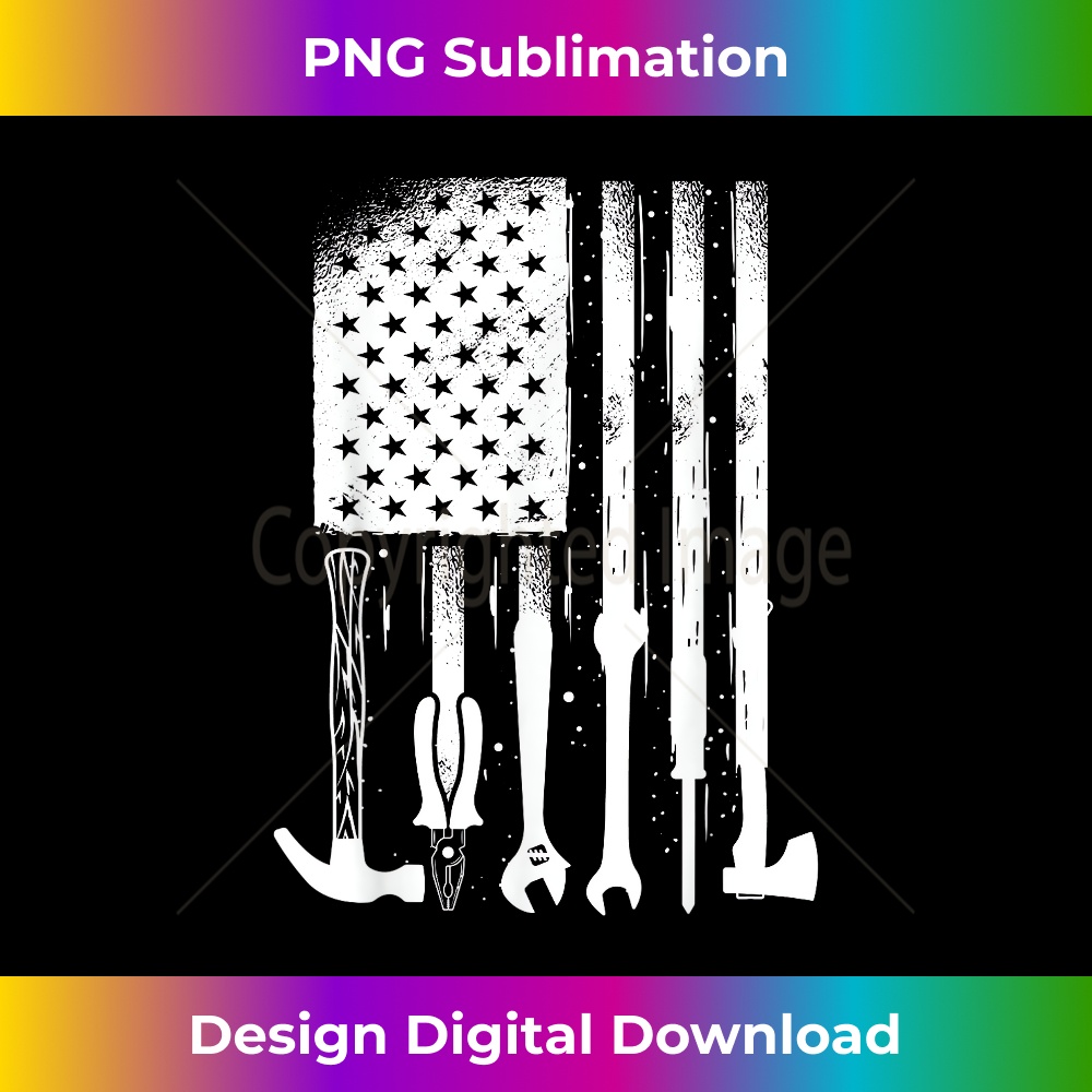 American Flag Mechanic Tools Proud Craftsman USA - Luxe Subl | Inspire ...