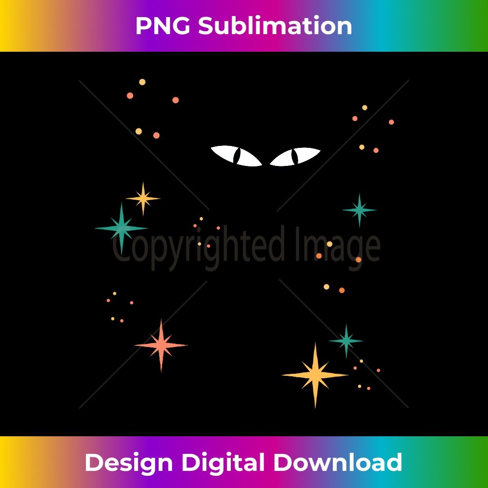 Retro Atomic Age Mid-Century Cat Vintage Space Modern Design | Inspire ...