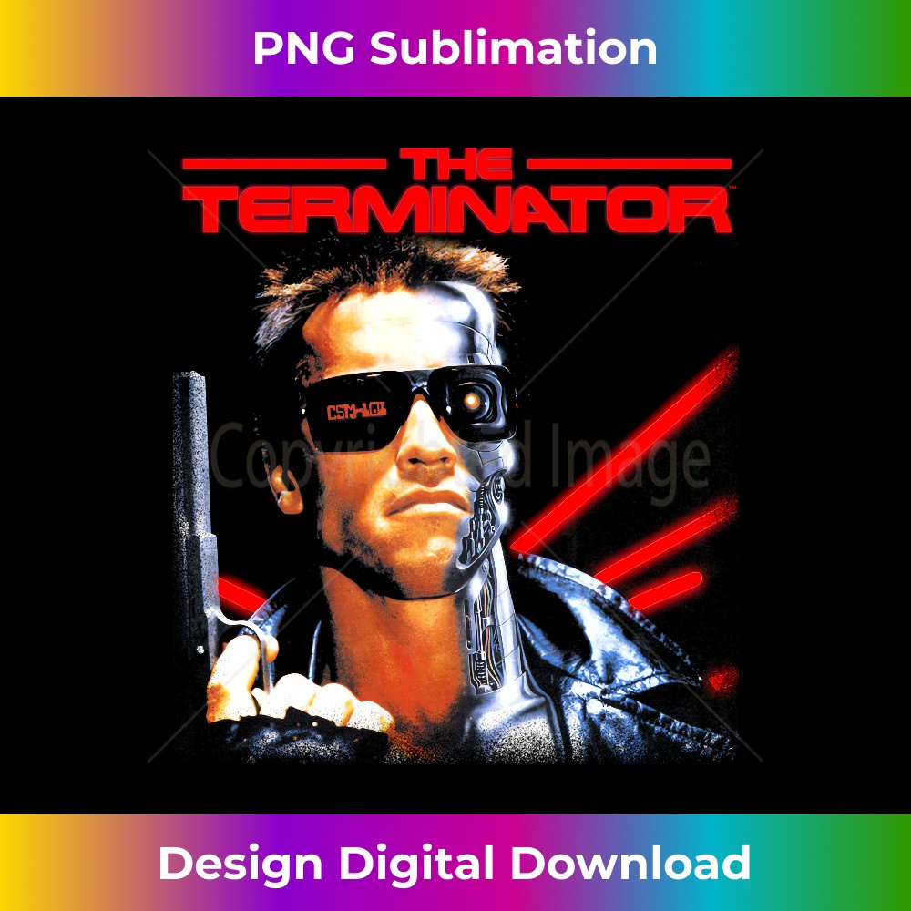 The Terminator Classic Movie Box Art - Sophisticated PNG Sub | Inspire ...