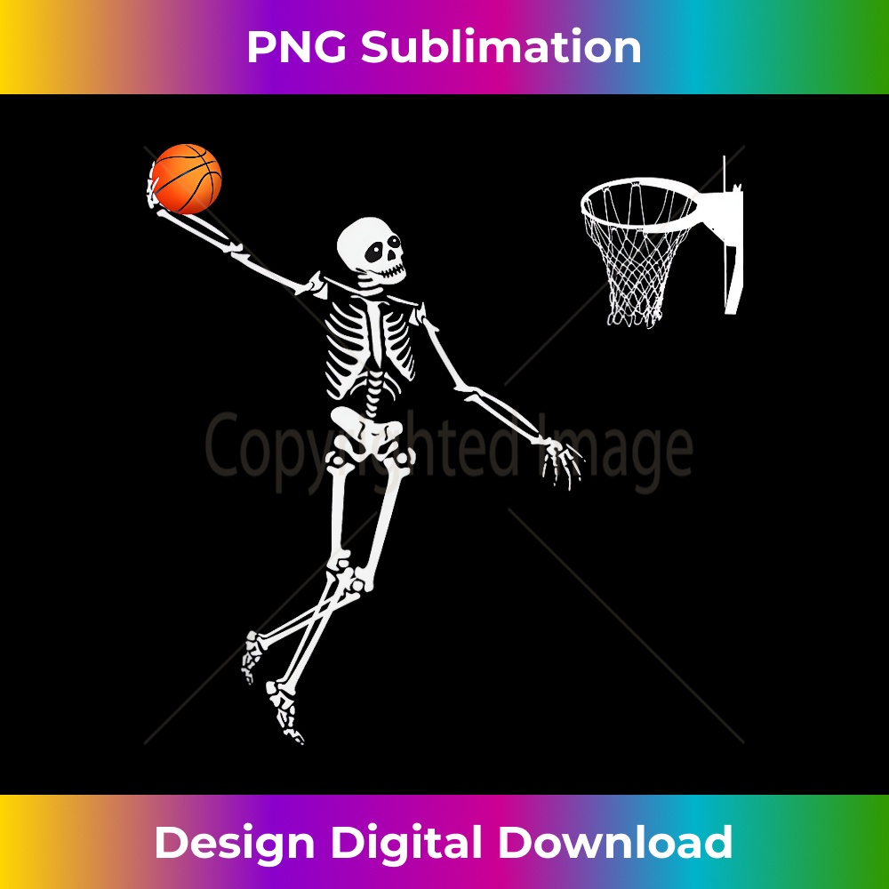 Basketball Skeleton Halloween Art-Dunking Skeleton - Deluxe | Inspire ...