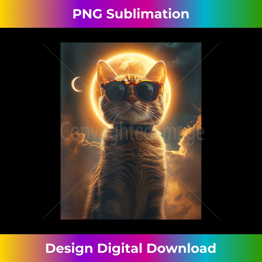Funny Cat taking a selfie with solar eclipse 2024 Glasses - - Inspire ...