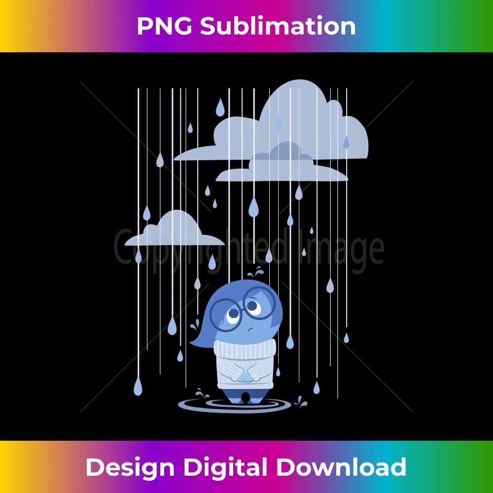 Disney Pixar Inside Out Sadness Rain Cloud Feeling Blue Logo | Inspire ...