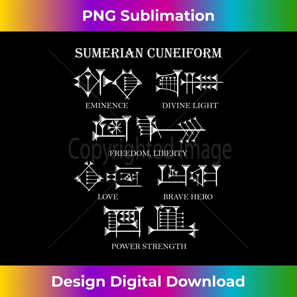 Sumerian Cuneiform Script Writing - Minimalist Sublimation D | Inspire ...