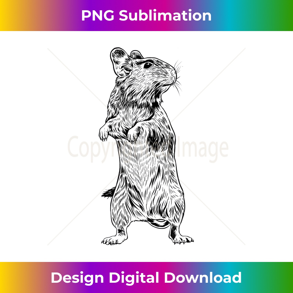 Line drawing - Degu - Sleek Sublimation PNG Download - Custo | Inspire ...