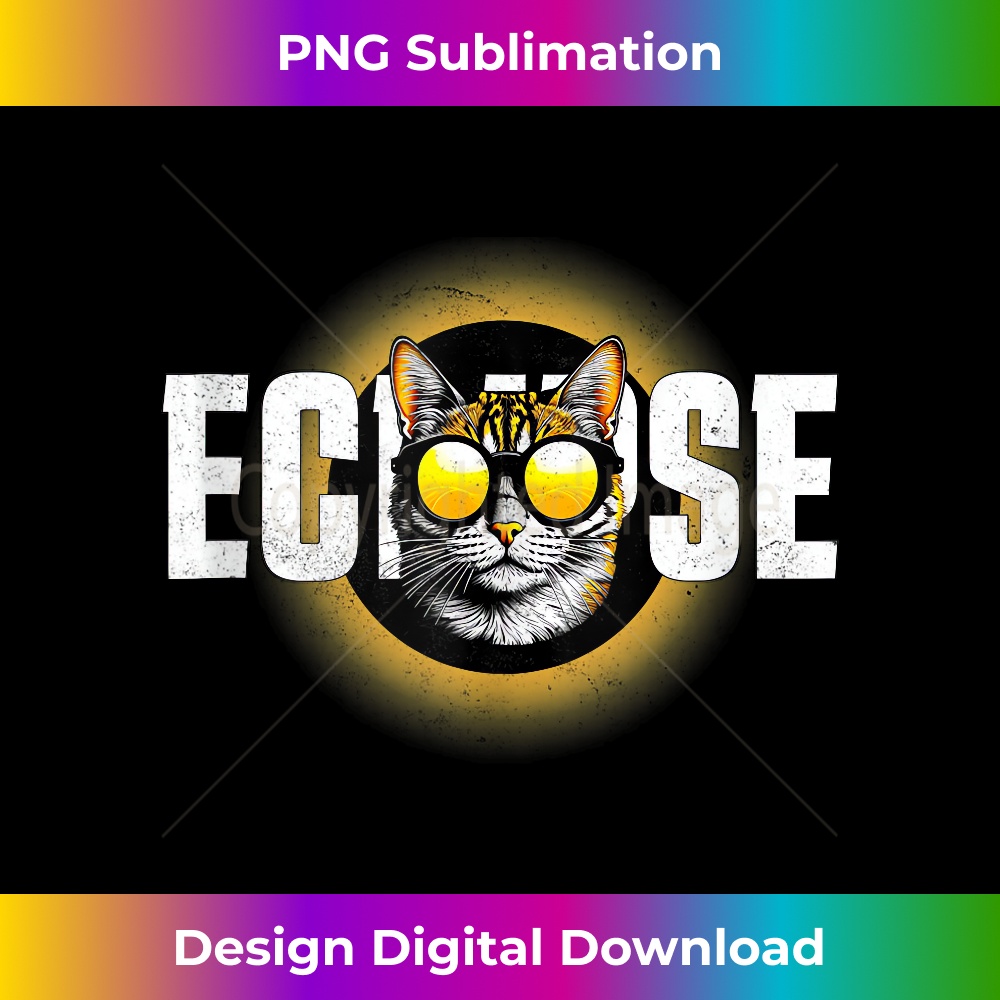 2024 Total Solar Eclipse Cat Wearing Solar Eclipse Glasses - - Inspire ...
