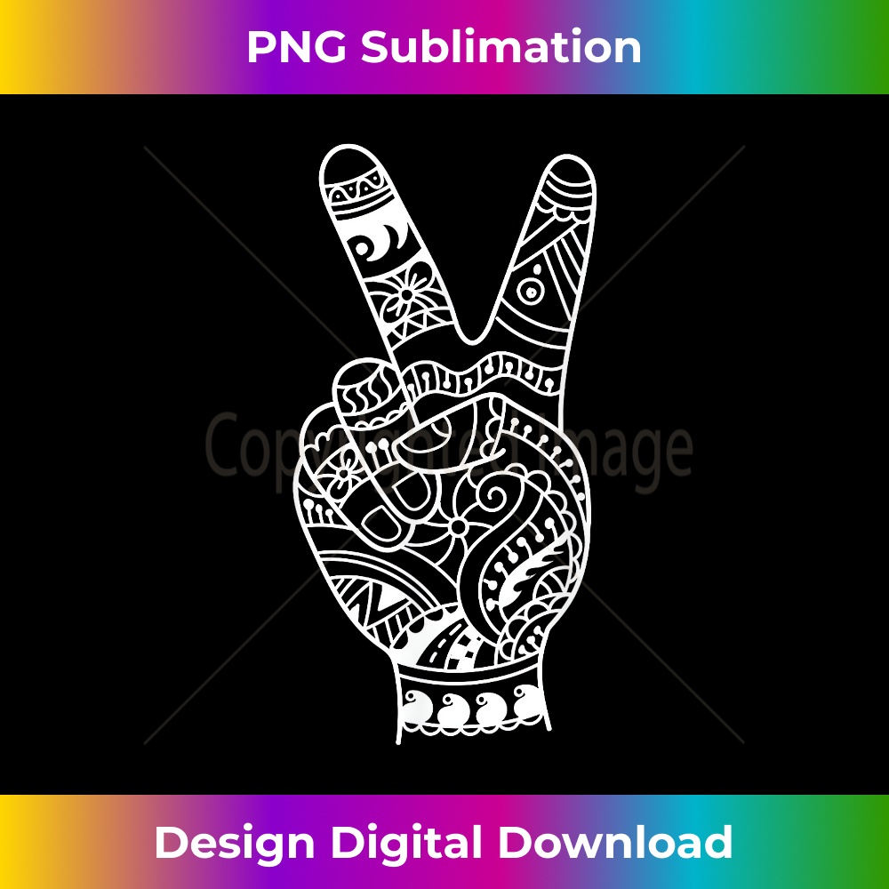 Cool Polynesian Peace Sign Art For Men Women Tattoo - Chic S | Inspire ...