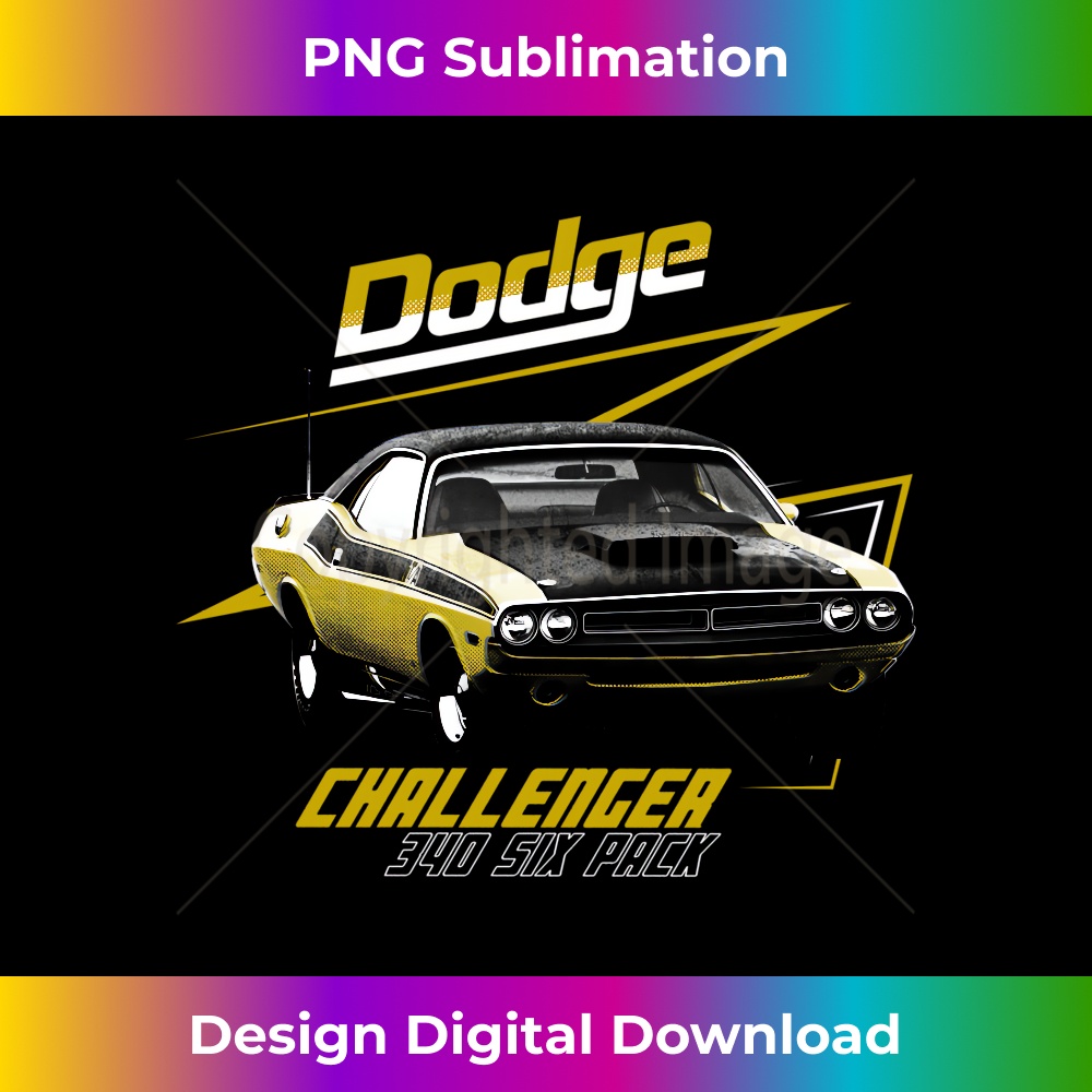 Dodge Challenger 340 Six Pack - Edgy Sublimation Digital Fil | Inspire ...
