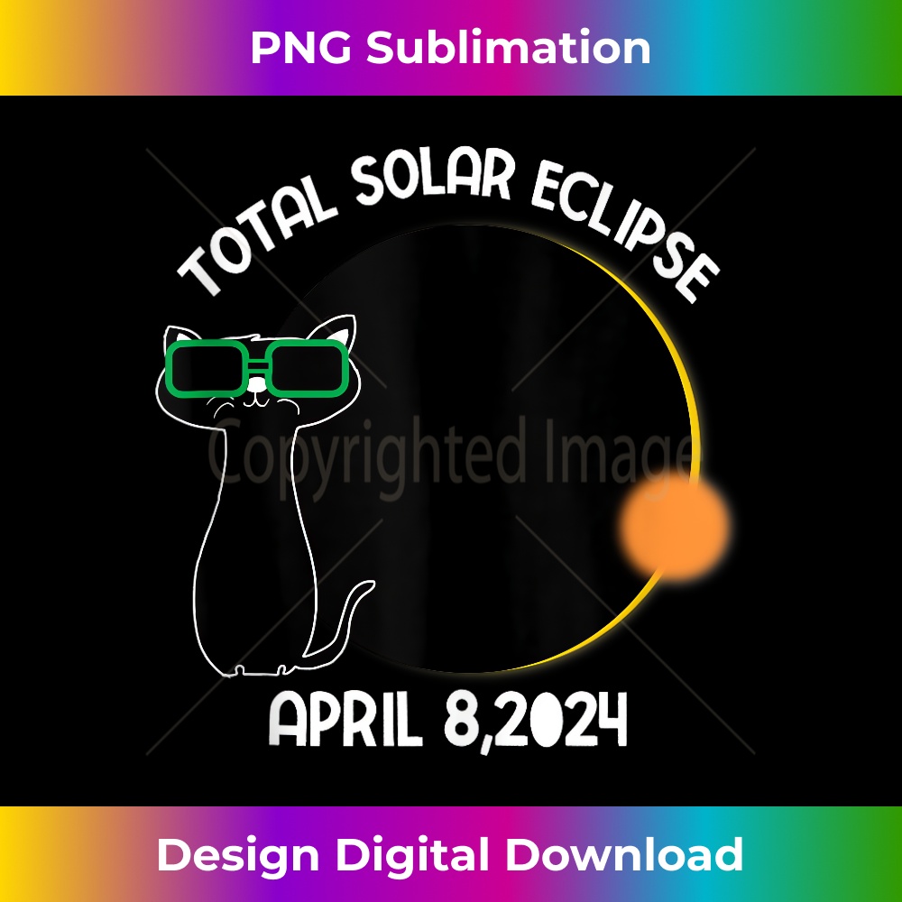 2024 Solar Eclipse Cat Wearing Solar Eclipse Glasses - Conte | Inspire ...