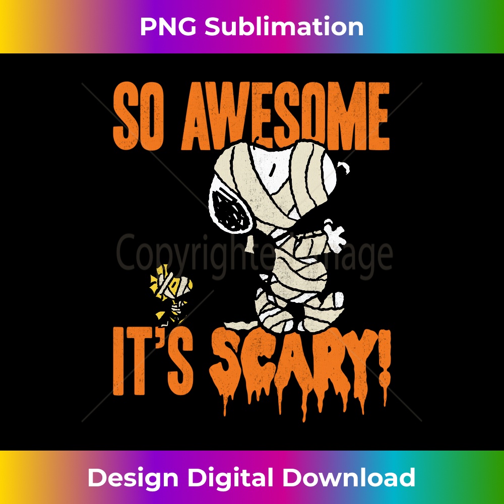 Peanuts Halloween Snoopy Scary Mummy T- - Timeless PNG Subl | Inspire ...