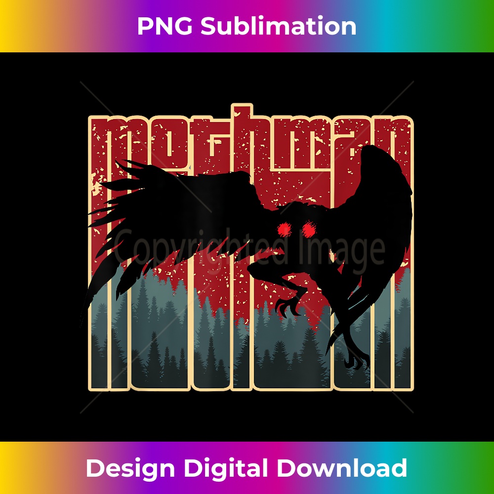 Retro Mothman - Original West Virginia Cryptid Artwork - Vib | Inspire ...