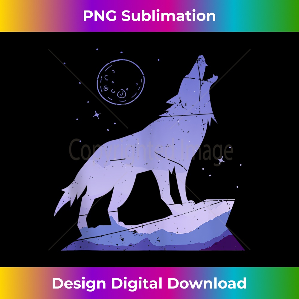 Wild Animal Wildlife Full Moon Howling Wolf - Classic Sublim | Inspire ...