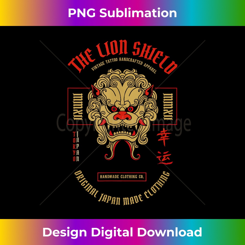 Traditional Japanese Shi Shi Lion Mask Asian Kanji Symbols - | Inspire ...