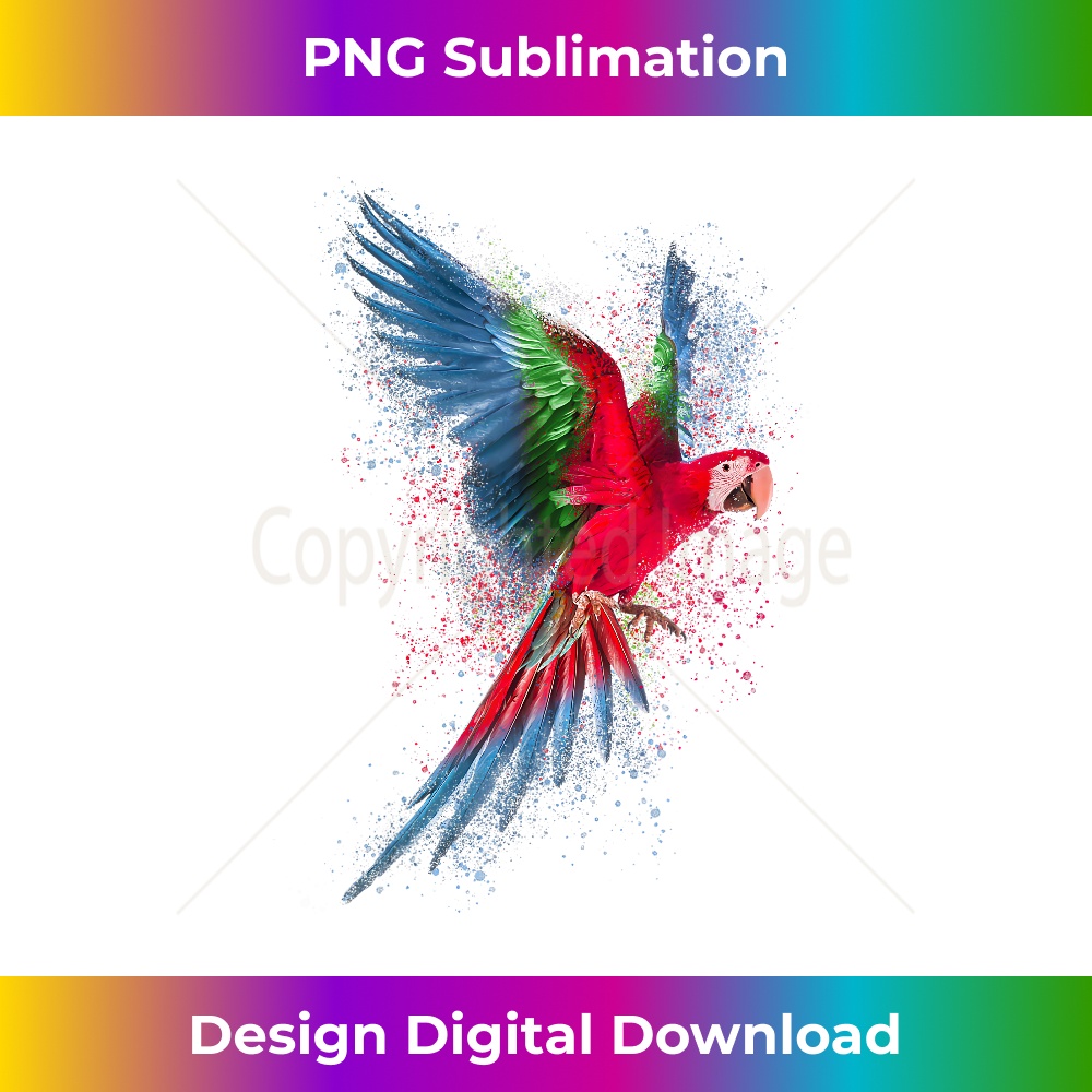 Parrot Colourful Art Animal Bird Motif - Bespoke Sublimation | Inspire ...