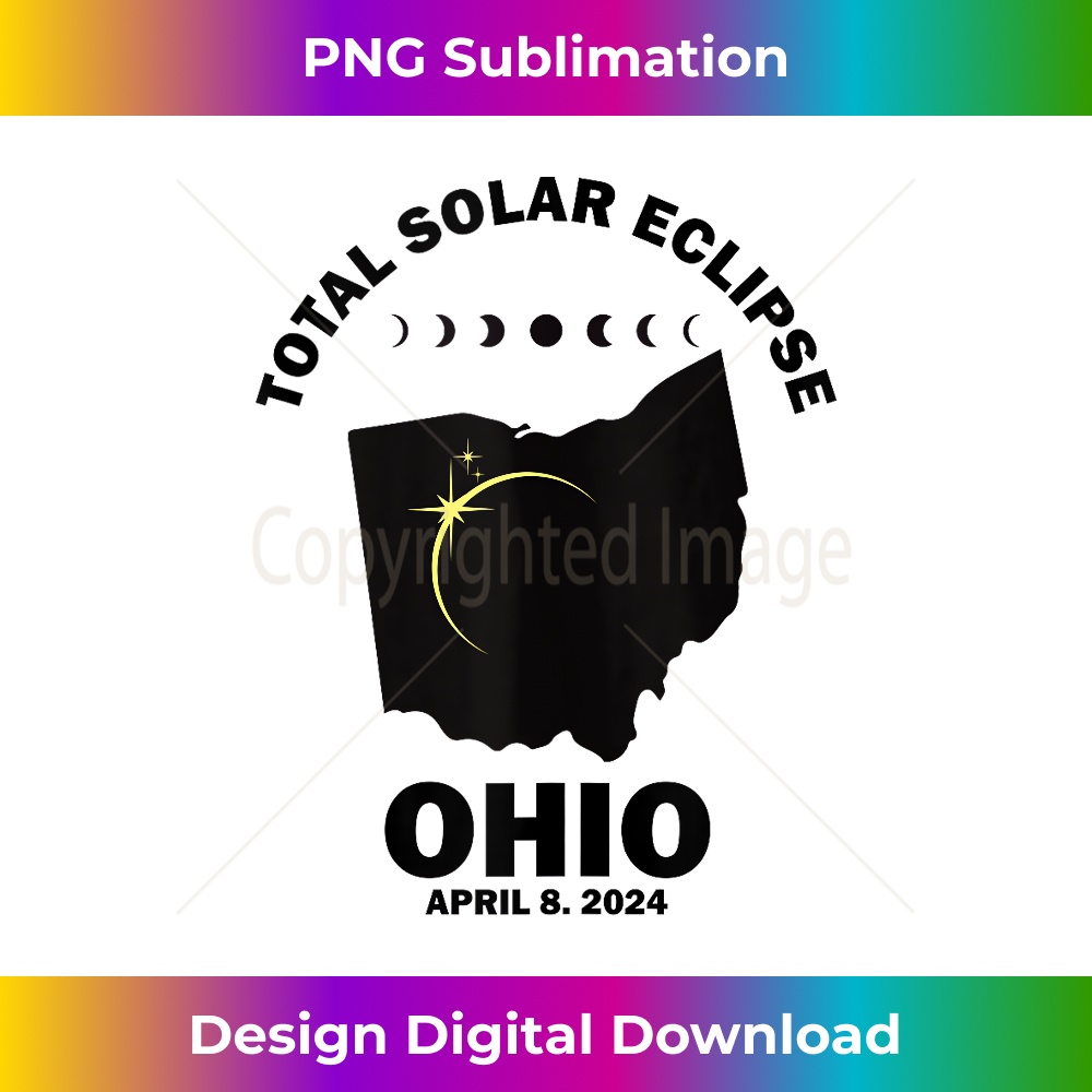 Solar Eclipse 2024 Ohio Solar Eclipse - Chic Sublimation Dig | Inspire Uplift