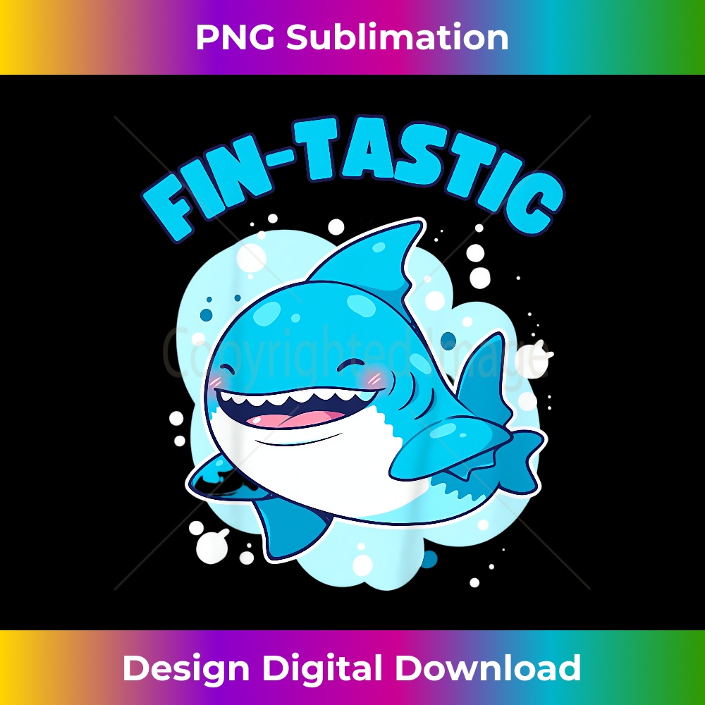Fin-Tastic Cute Shark Funny Toddler Ocean Theme Sea - Contem | Inspire ...
