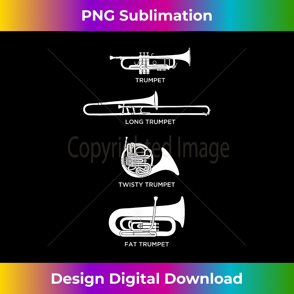 Funny Types Of Trumpet - Crafted Sublimation Digital Downloa | Inspire ...