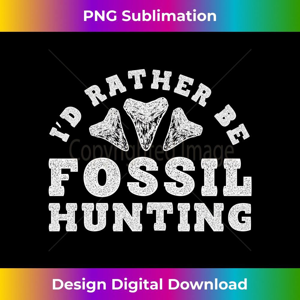 Fossil th I'd Rather Be Fossil Hunting Shark Tooth Hunter - | Inspire ...