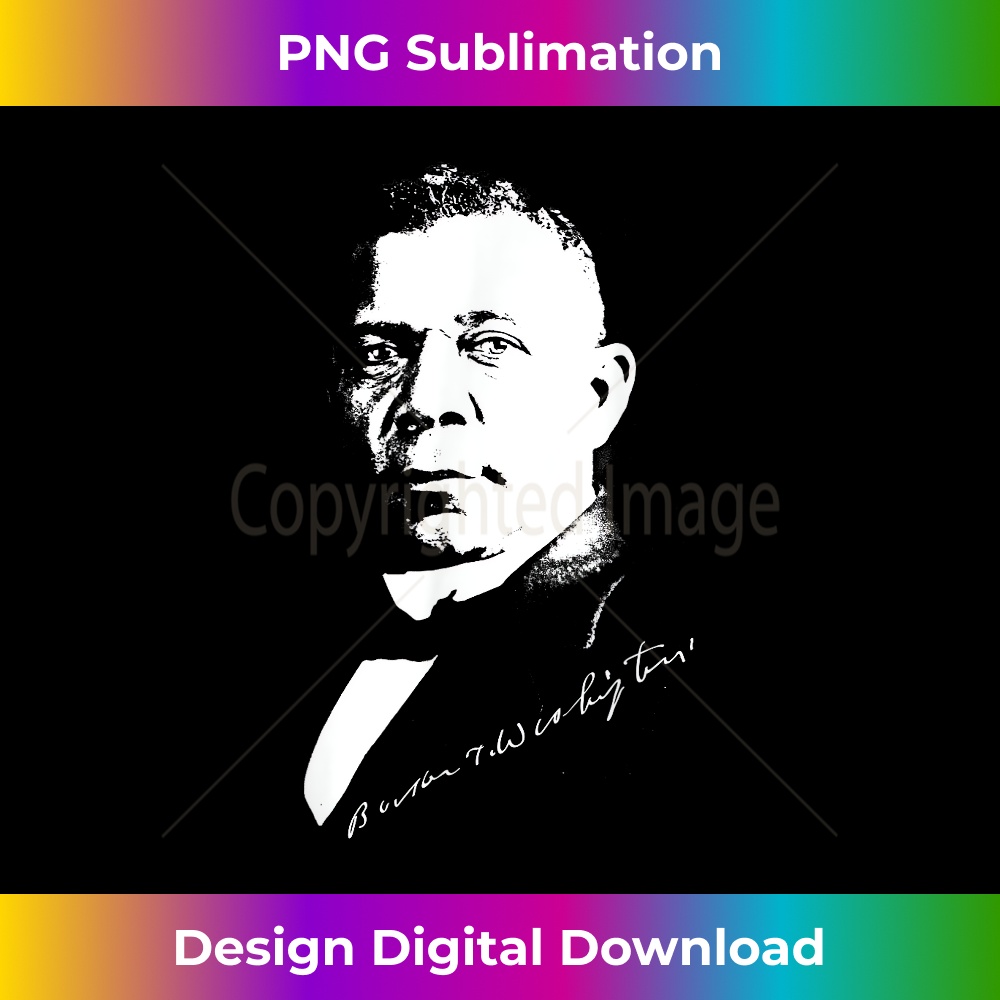 Black History Month Booker T Washington Silhouette - Minimal | Inspire ...