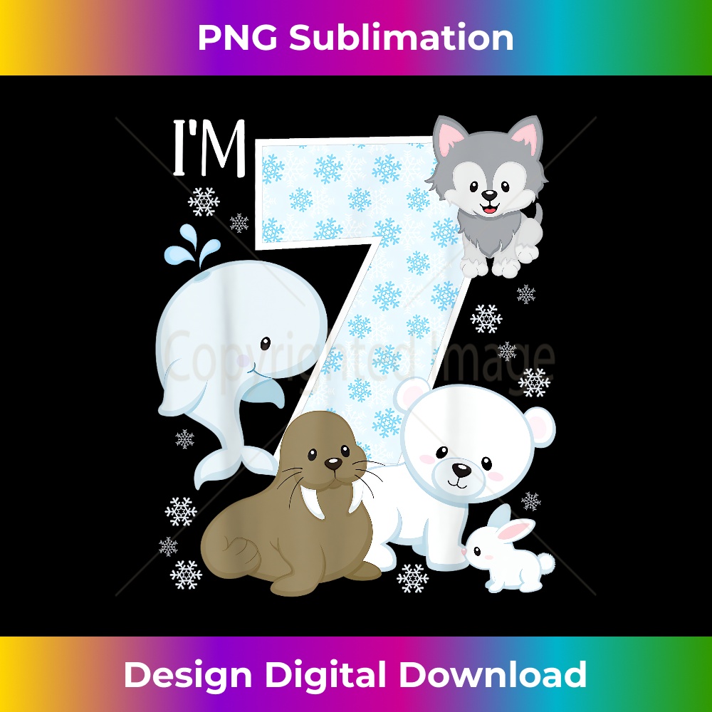 Arctic Animals 7th Birthday Polar Bear Walrus Fox Sea Theme | Inspire ...