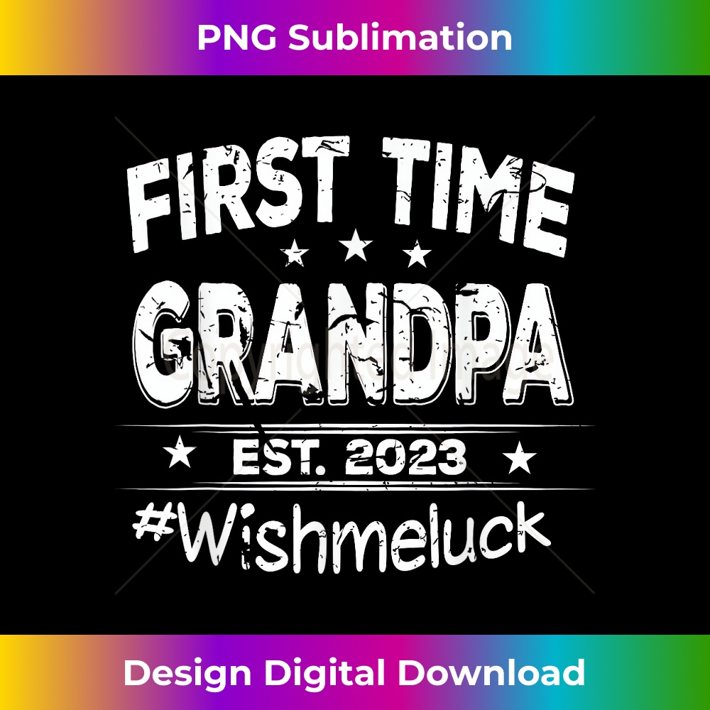 First Time New Grandpa Est 2023 Fathers Day New Grandfather | Inspire ...