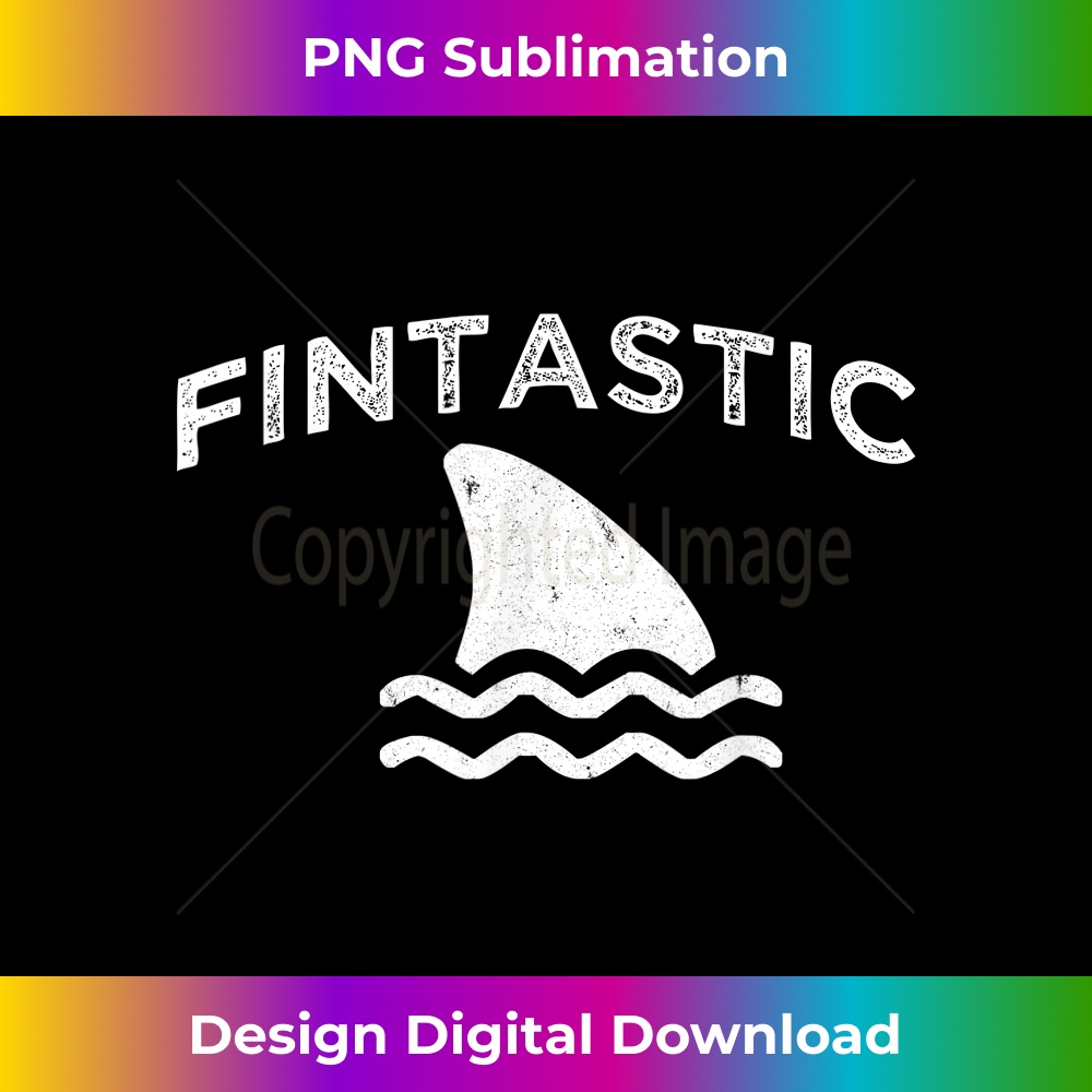 Fintastic Shark Fin 70s Vintage - Urban Sublimation PNG Desi - Inspire ...