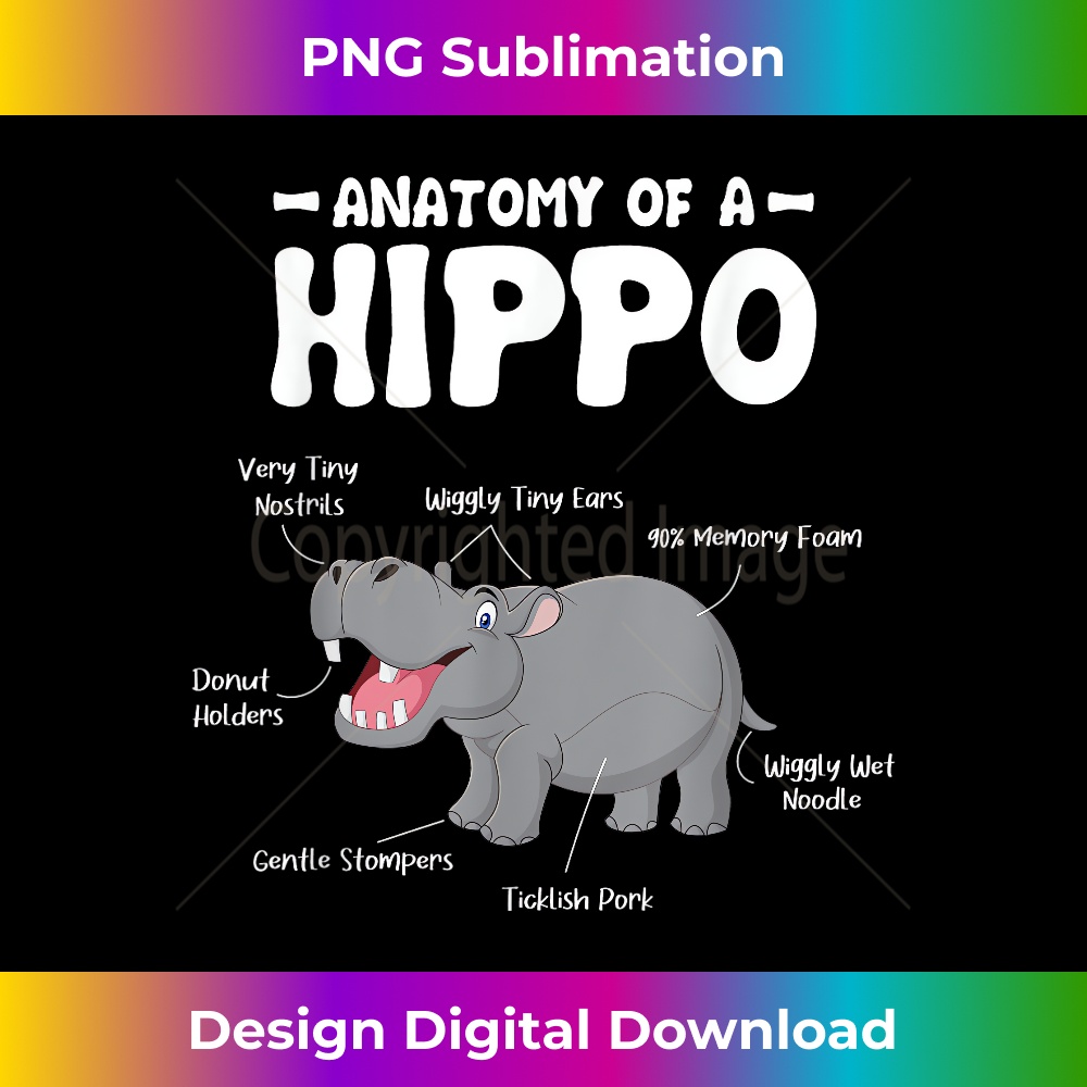 Anatomy of Hippo - Zookeeper Hippopotamus Lover Zoo Animal - | Inspire ...