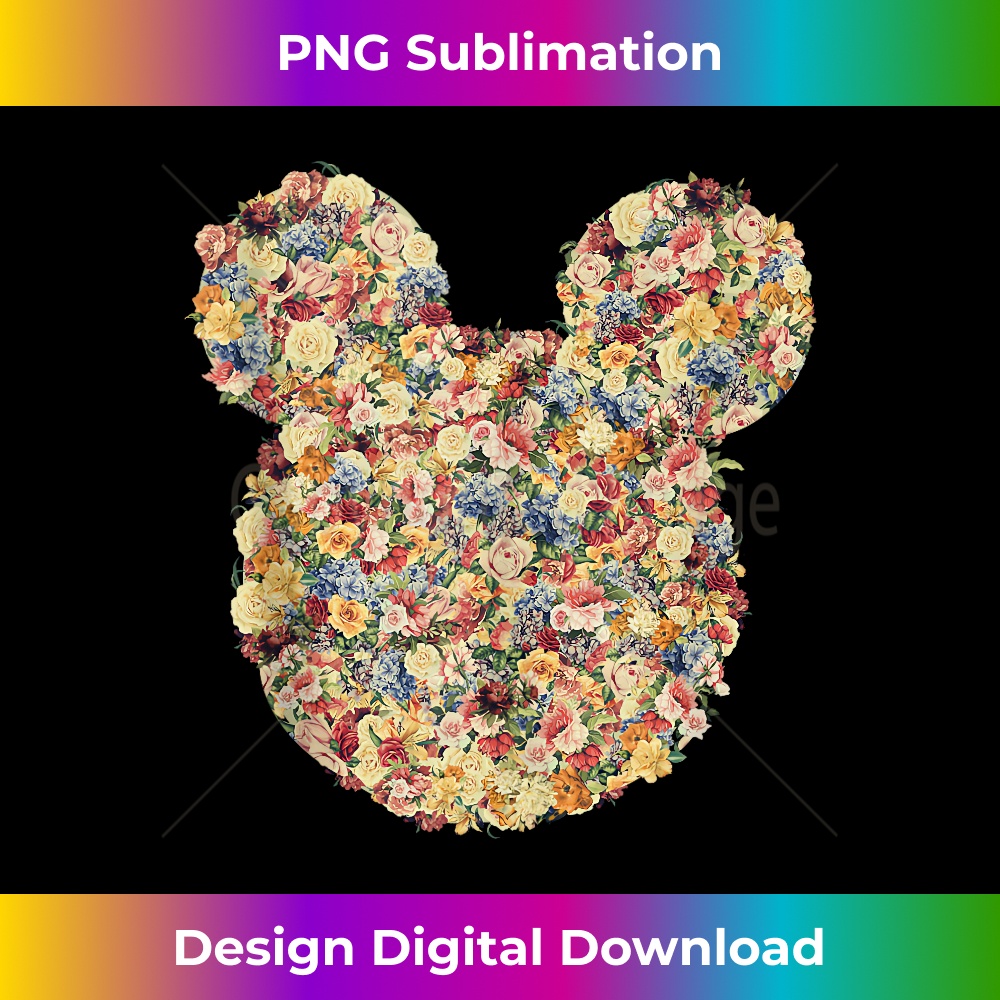 Disney Mickey And Friends Mickey Mouse Floral Fill - Edgy Su | Inspire ...