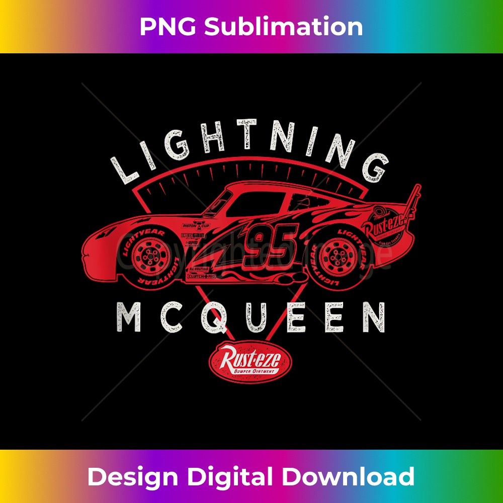 Disney and Pixar's Cars Lightning McQueen Rust-Eze Logo - Cl - Inspire Uplift
