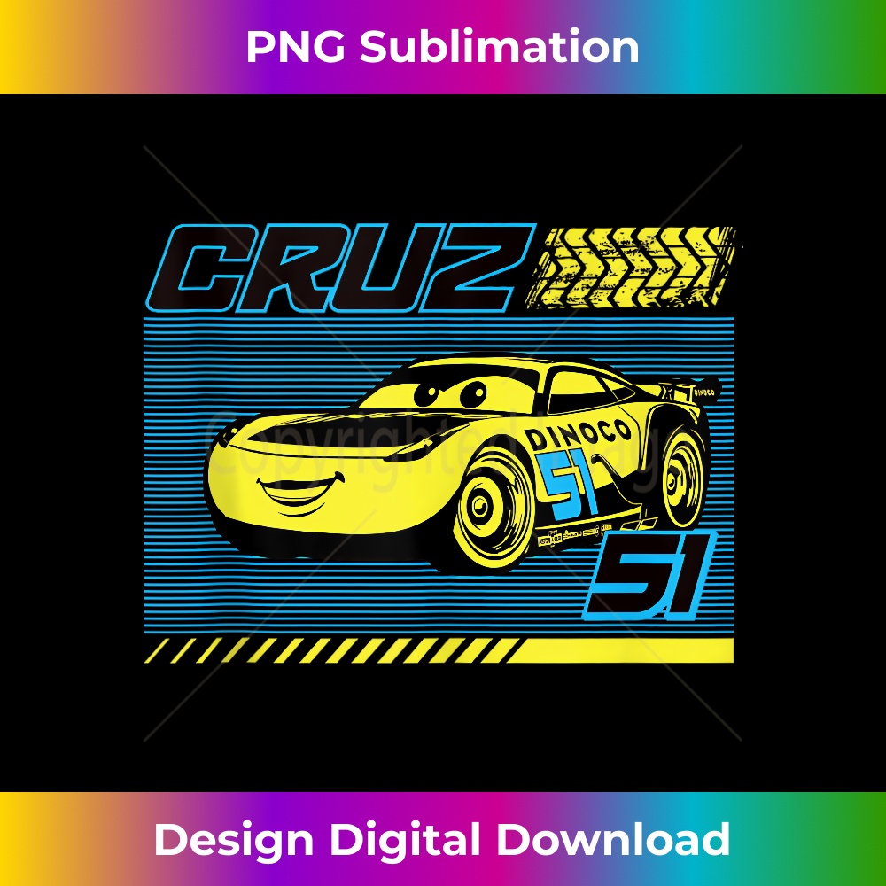 Disney Pixar Cars Dinoco Cruz Ramirez - Luxe Sublimation PNG | Inspire ...