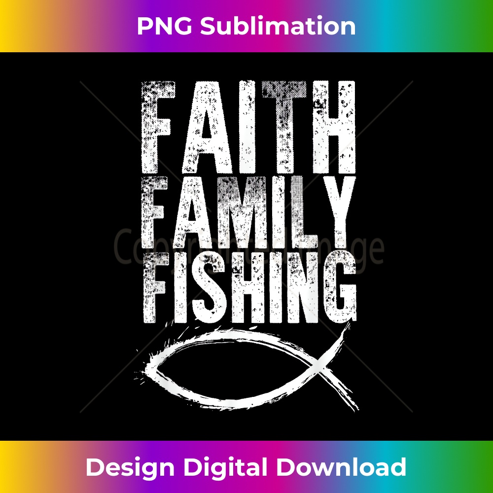 Christian Fish Faith Family Fishing - Sublimation-Optimized - Inspire ...